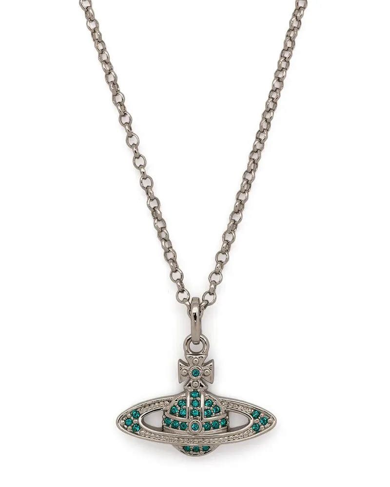Vivienne Westwood Halskette mit Orb-Anhänger - Silber - bei ...